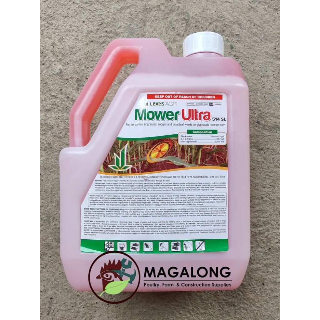 MOWER ULTRA HERBICIDE - GLYPHOSATE 24D AMINE - LEADS AGRI DEMOLITION X ...