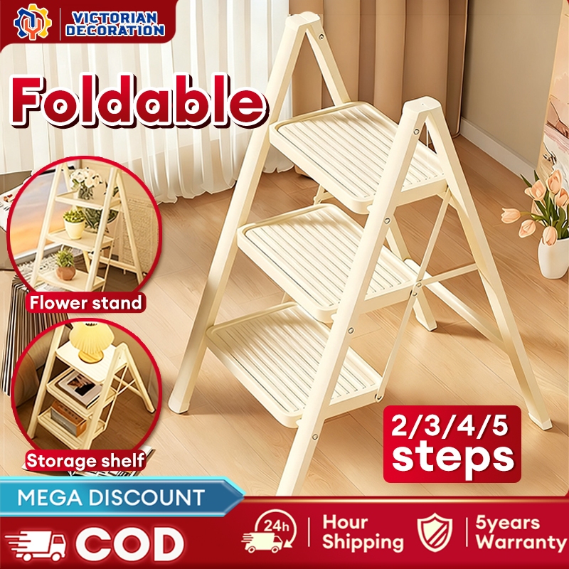Ladder foldabl aluminum hagdanan step stair Multifunction Portable ...