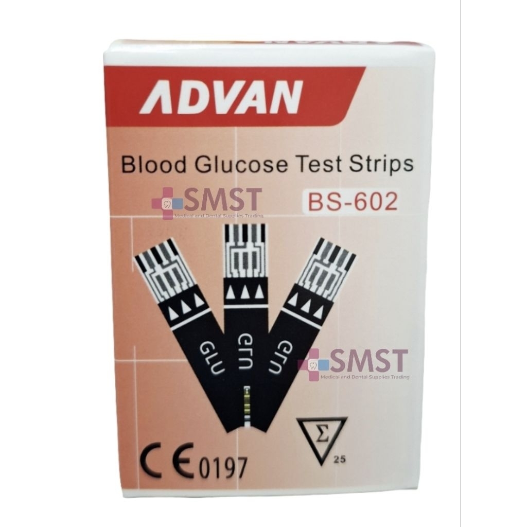 Advan Glucose Test Strips BS-602 Exp Jul 2026 | Shopee Philippines