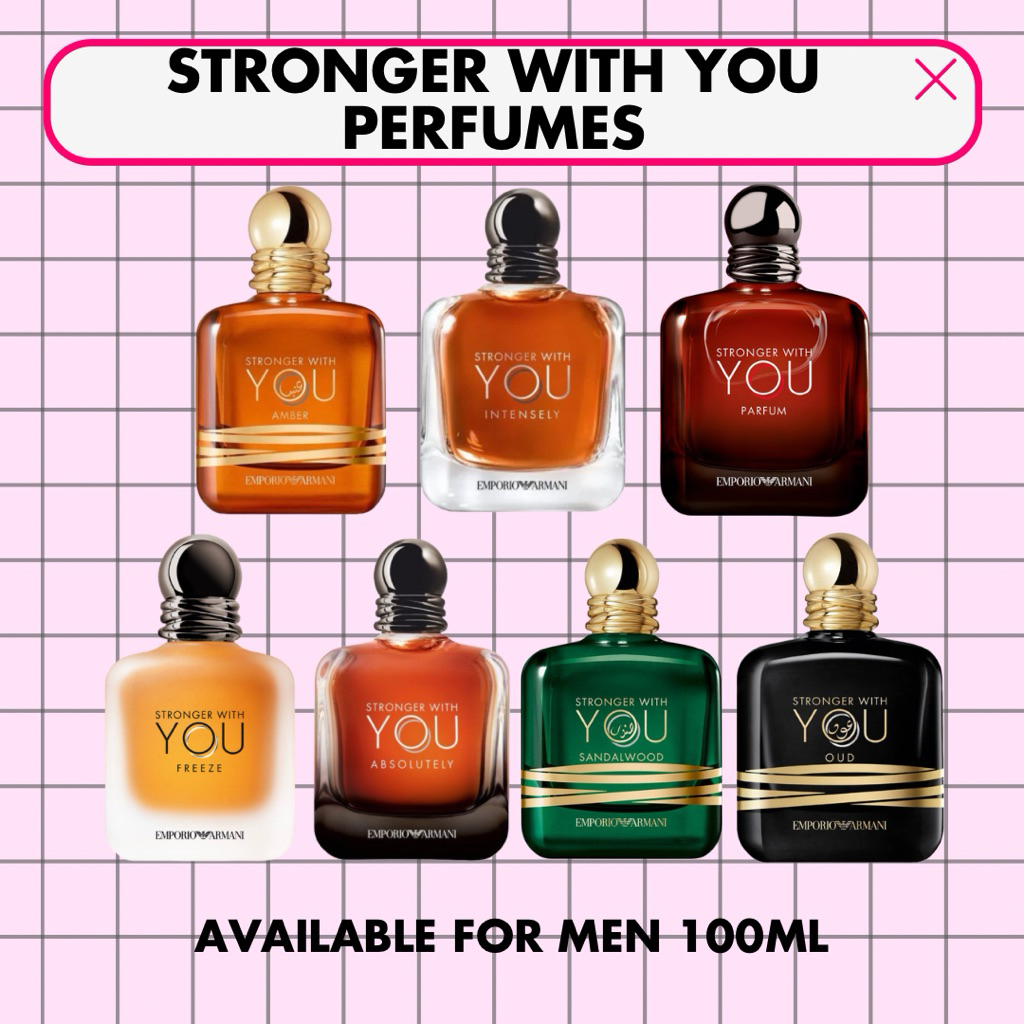 Stronger With You Absolutely • Amber • Intensely • Oud • Parfum ...