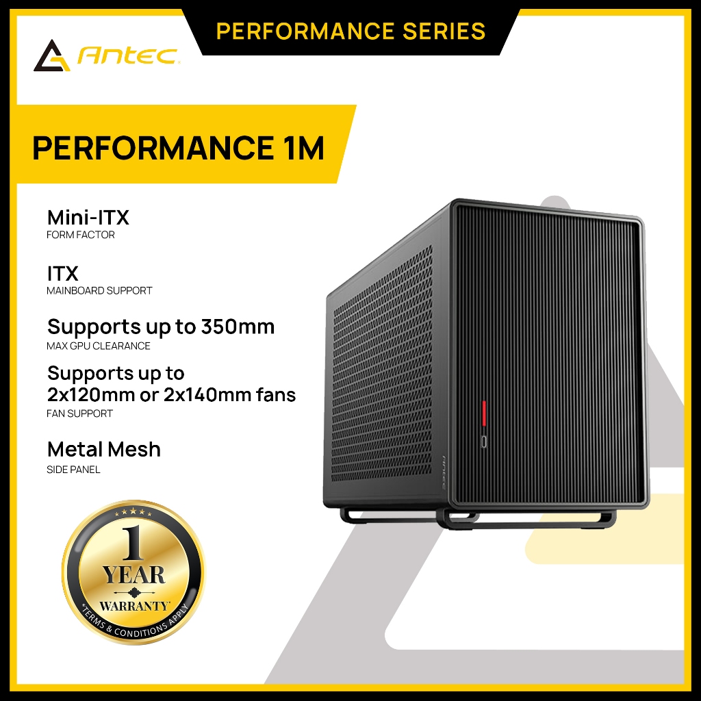 ANTEC Performance 1M mini-ITX Gaming PC Chassis | Shopee Philippines