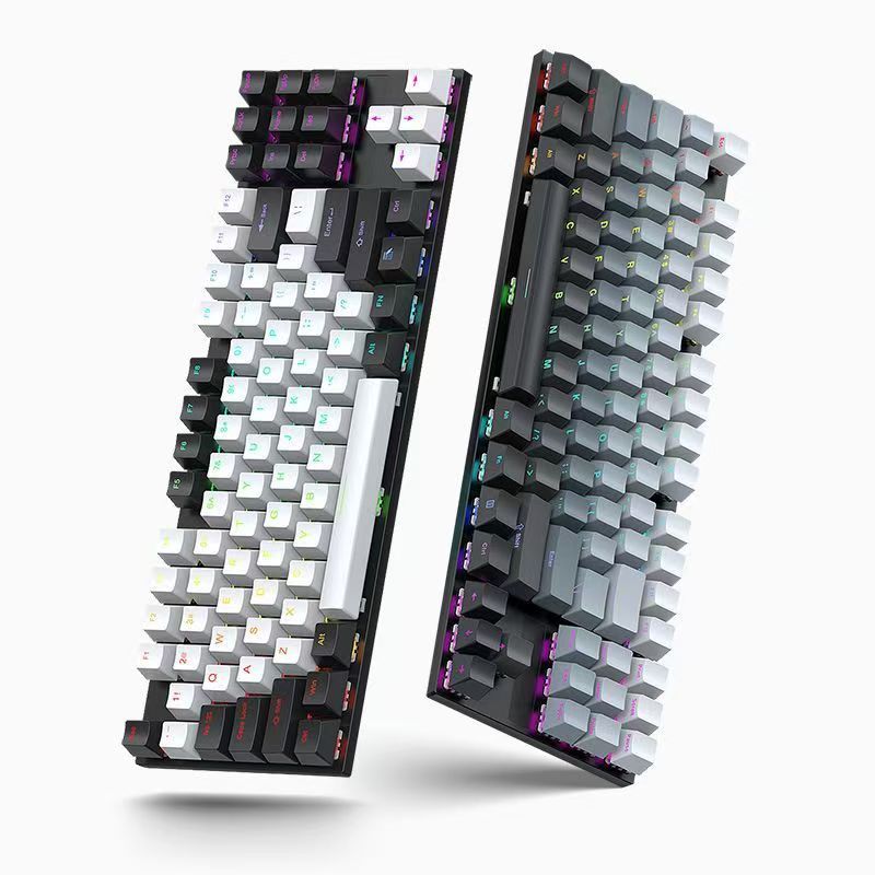 COD 87-key tri-mode Bluetooth wireless mechanical keyboard with blue ...