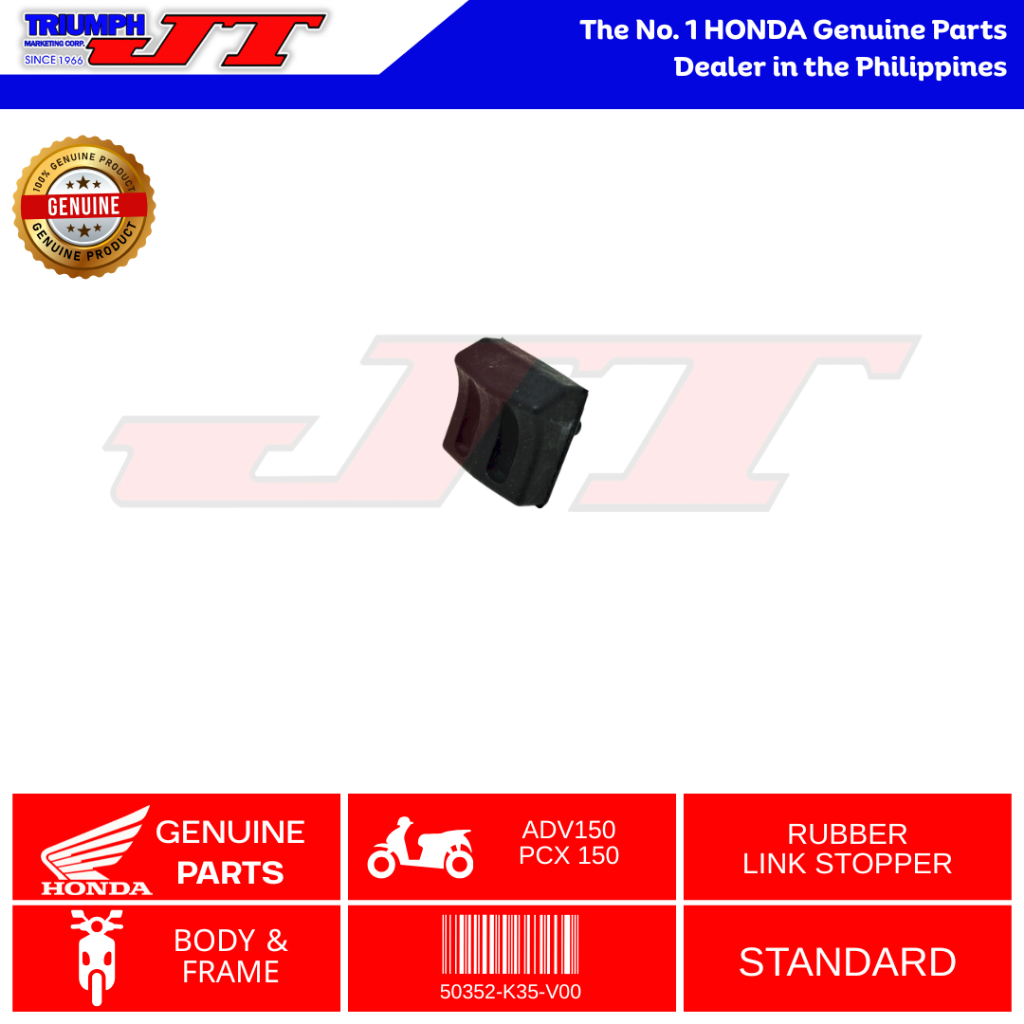 HONDA GENUINE ADV150, PCX150, RUBBER LINK STOPPER (50352-K35-V00 ...