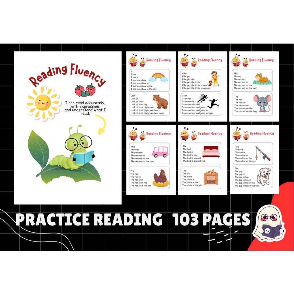 100+ pages English Reading Books for Kids (3–7 yrs) Beginner Level CVC ...