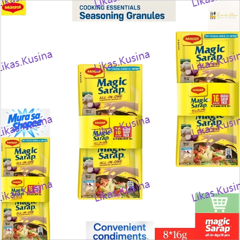 Datu Puti-sachet-Maggi magic Sarap alinoneSeasoning Granules 8gx16 pcs ...