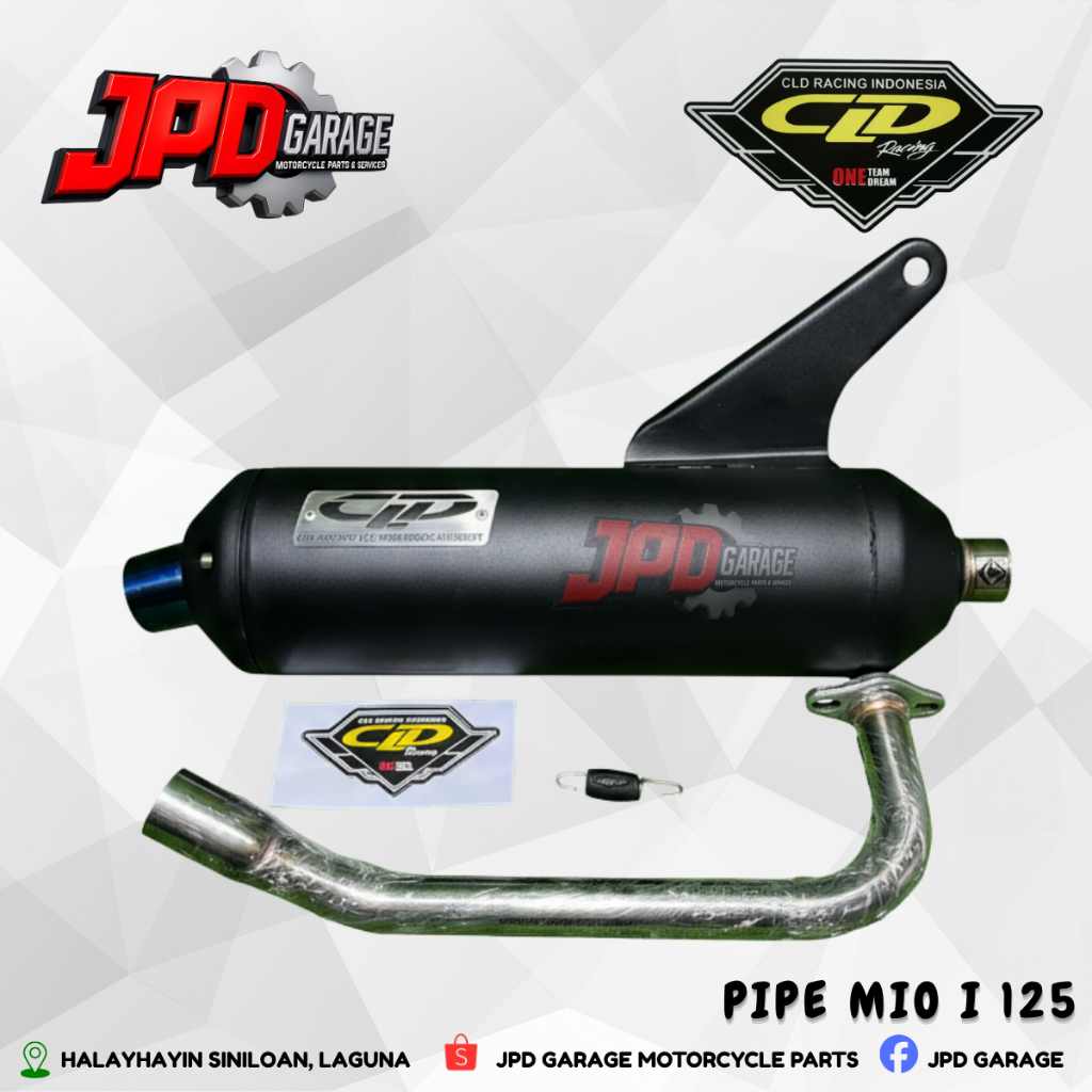CLD RACING Pipe for Mio Sporty/Mioi125/Nmax V2/Click | Shopee Philippines