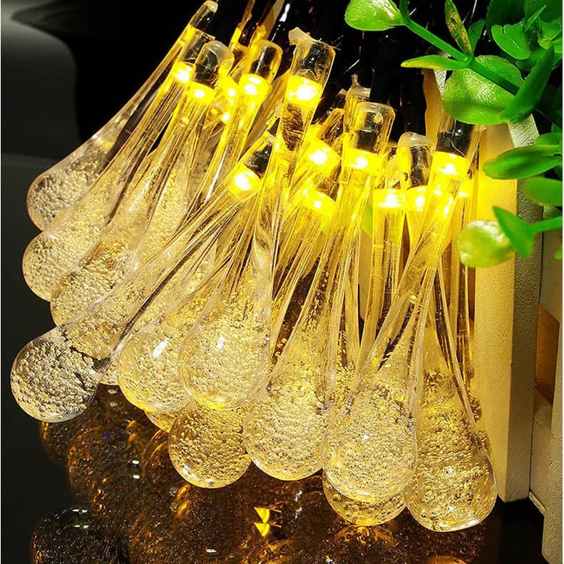 Solar Powered Christmas Lights (Tear Drop Design) | Shopee Philippines