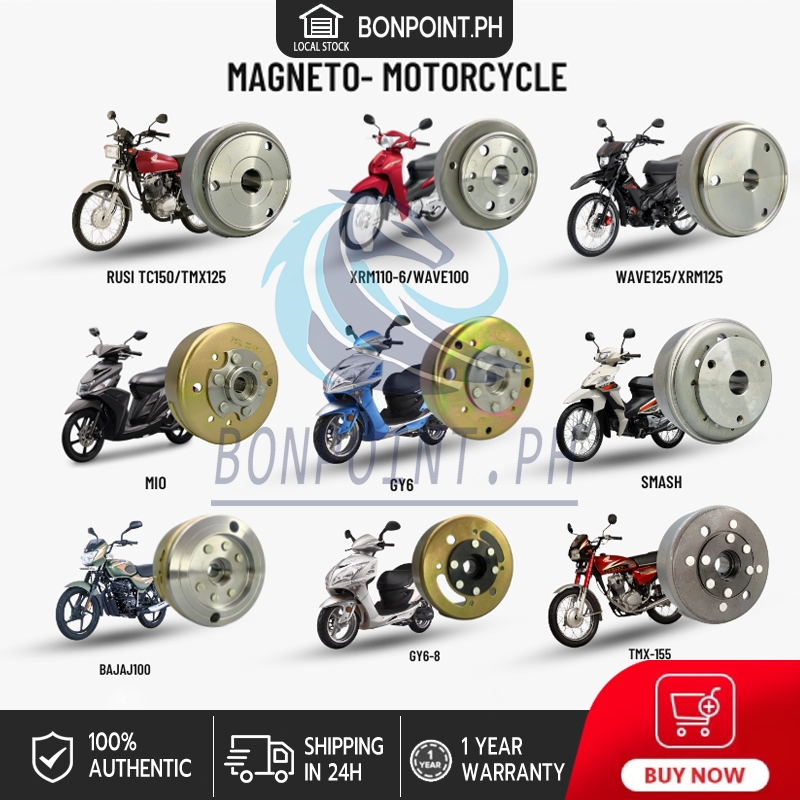 MOTORCYCLE MAGNETO FOR XRM-110/WAVE-100/RUSI TC-150/XRM-125/TMX-125/MIO ...