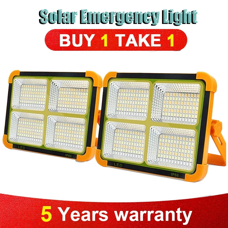 Solar Emergency Lights Waterproof Solar Rechargeable Flashlight LED ...