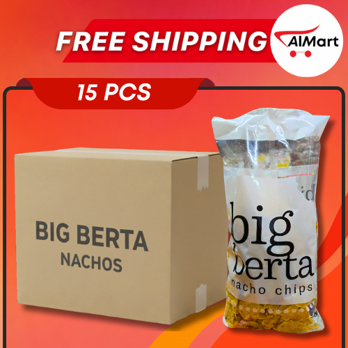 WHOLESALE! BIG BERTA NACHO CHIPS (15 PIECES PER BOX) (500 GRAMS) | Shopee Philippines