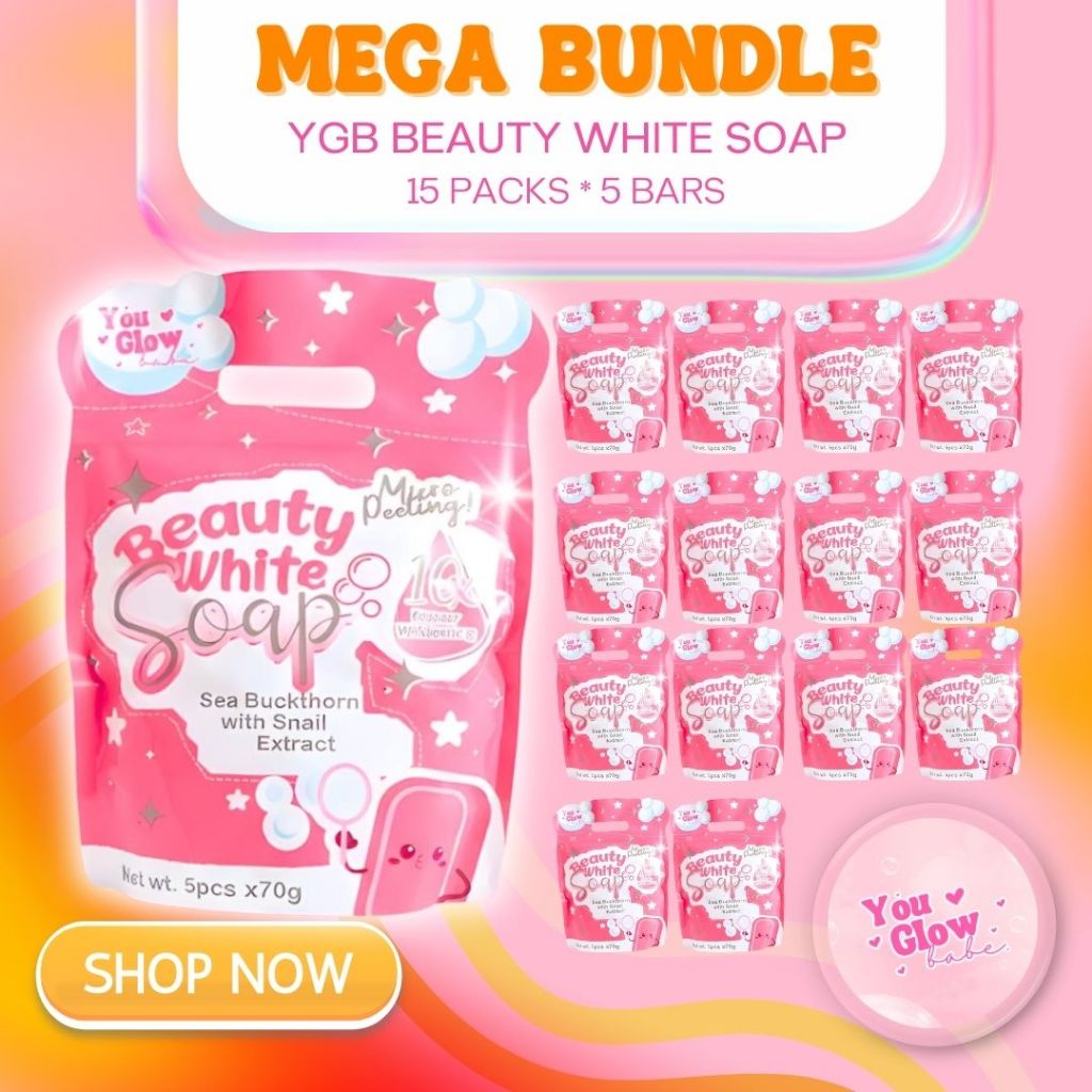 You Glow Babe Beauty White Soap MEGA BUNDLE 15 Packs Beauty White Soap ...