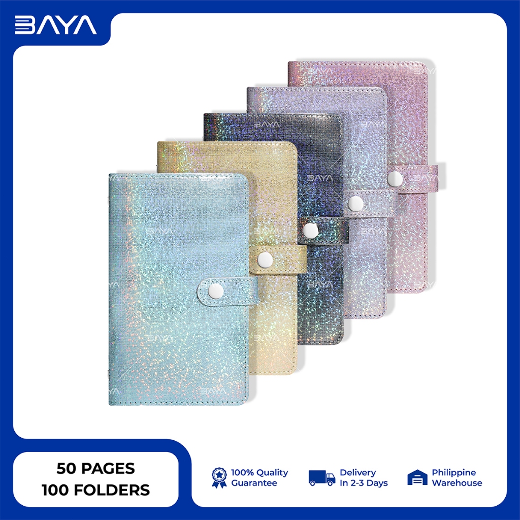 Baya A6 Cash Savings book 100 Envelope Savings Challenge Binder ...