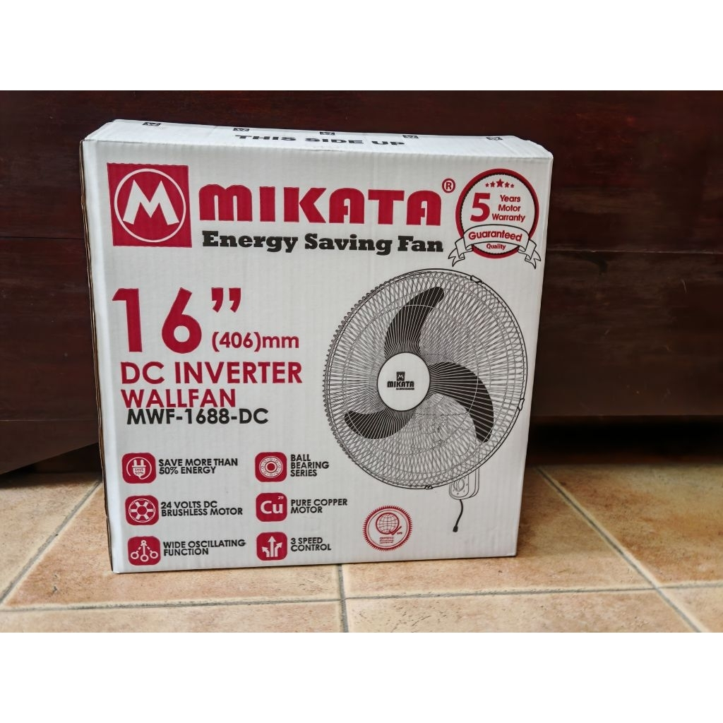 MIKATA 16 INCH DC INVERTER WALL FAN | Shopee Philippines