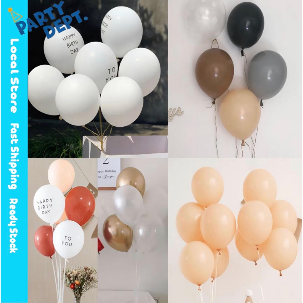 Party Dept 12 Inches Ordinary Cute Balloons Birthday Festive Party ...