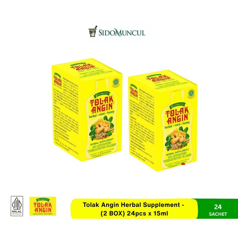 Tolak Angin Herbal Supplement - (2 BOX) 24pcs x 15ml | Shopee Philippines