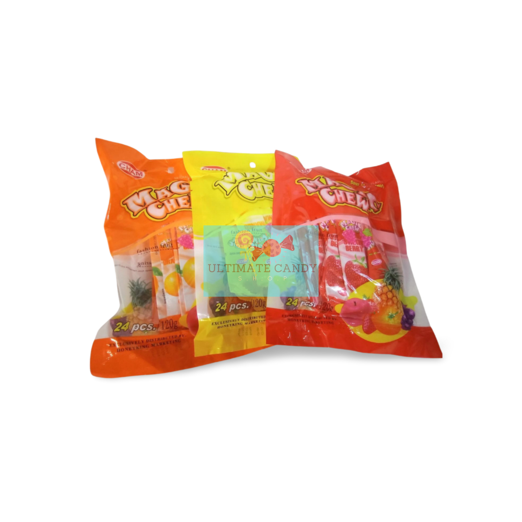 Magic Chew Candy Flavor Mango, Strawberry, Orange | Shopee Philippines