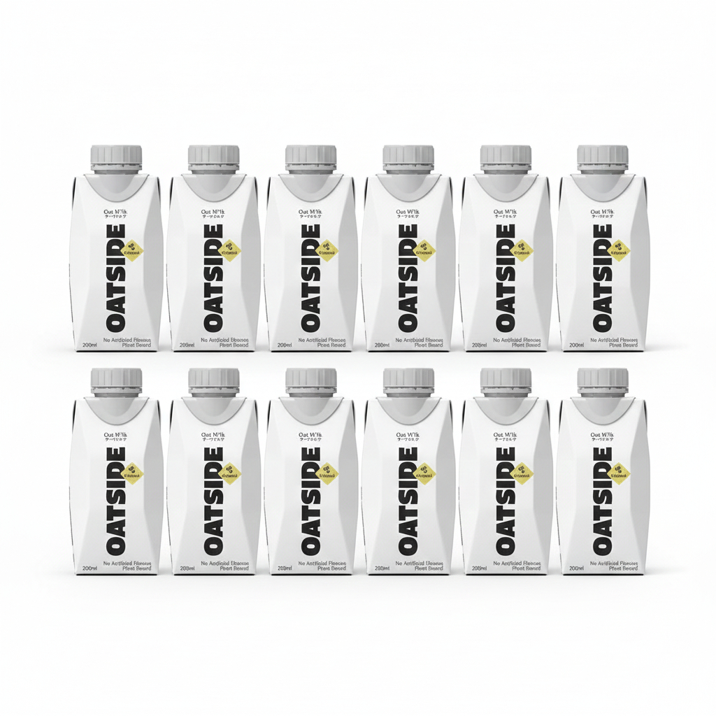 OATSIDE Barista Blend Plant-Based Oat Milk 200ml Pocket Packs X12 ...