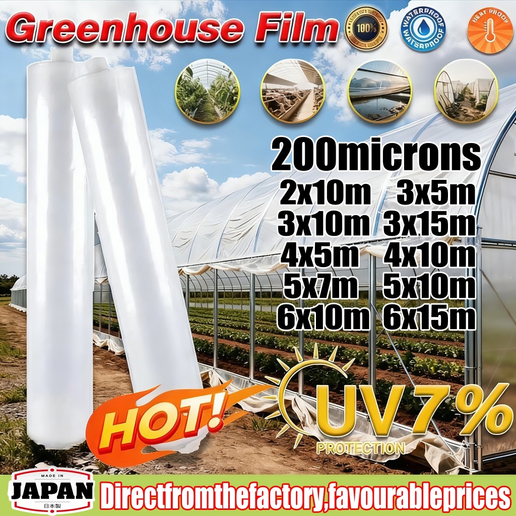 UV Plastic Sheet (200Microns) Plastic Sheeting Clear Greenhouse Film ...