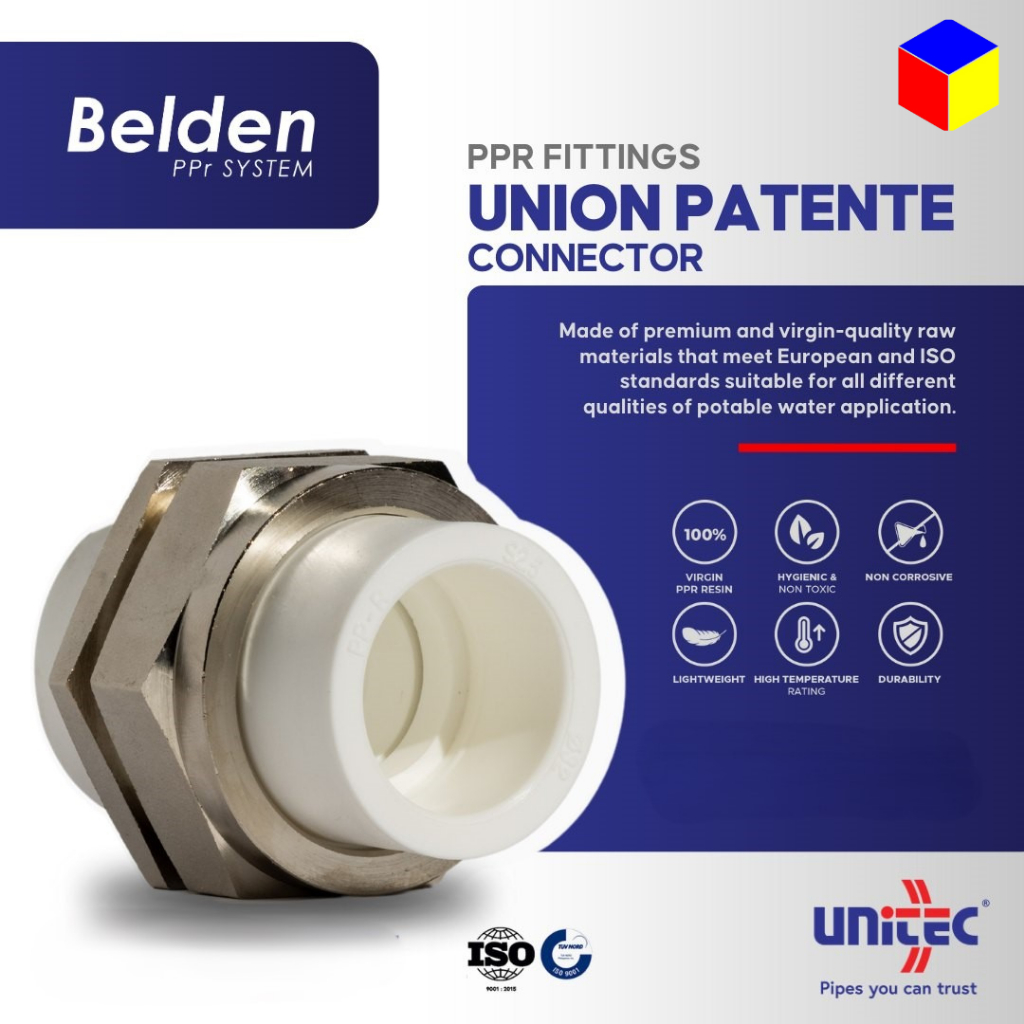 Belden Unitec Union Patente Metal Joint (PPR Piping System) by Unitec ...