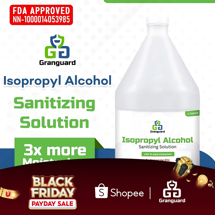 GranGuard Isopropyl Alcohol Solution Antiseptics & Disinfectant Only ...