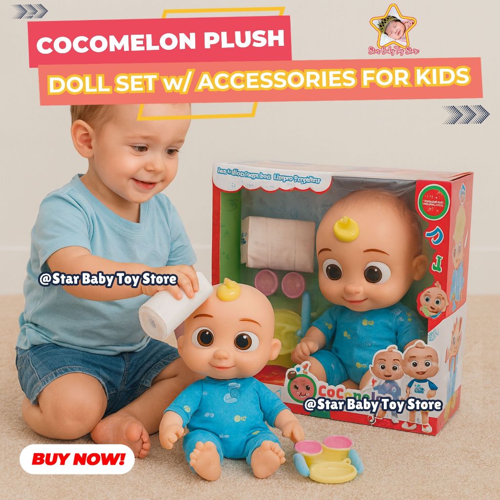 JJ Cocomelon Feeding Set Educational Toys for Kids Great for Christmas ...