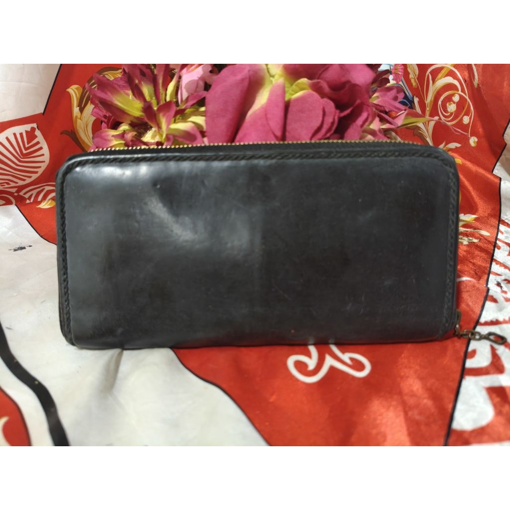 Pre-loved ♥️ 2661 Porter Leather Zip-Around Long Wallet | Shopee ...