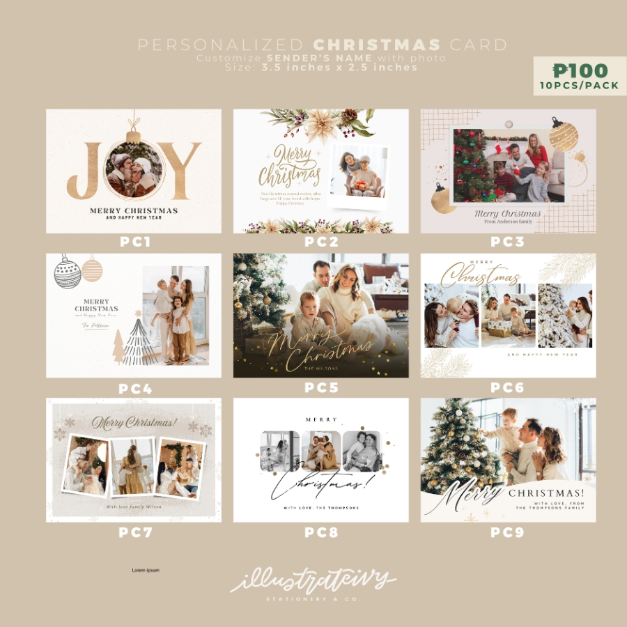 Personalized Christmas Cards/Tags, Note Tags, Gift Cards with Photo ...