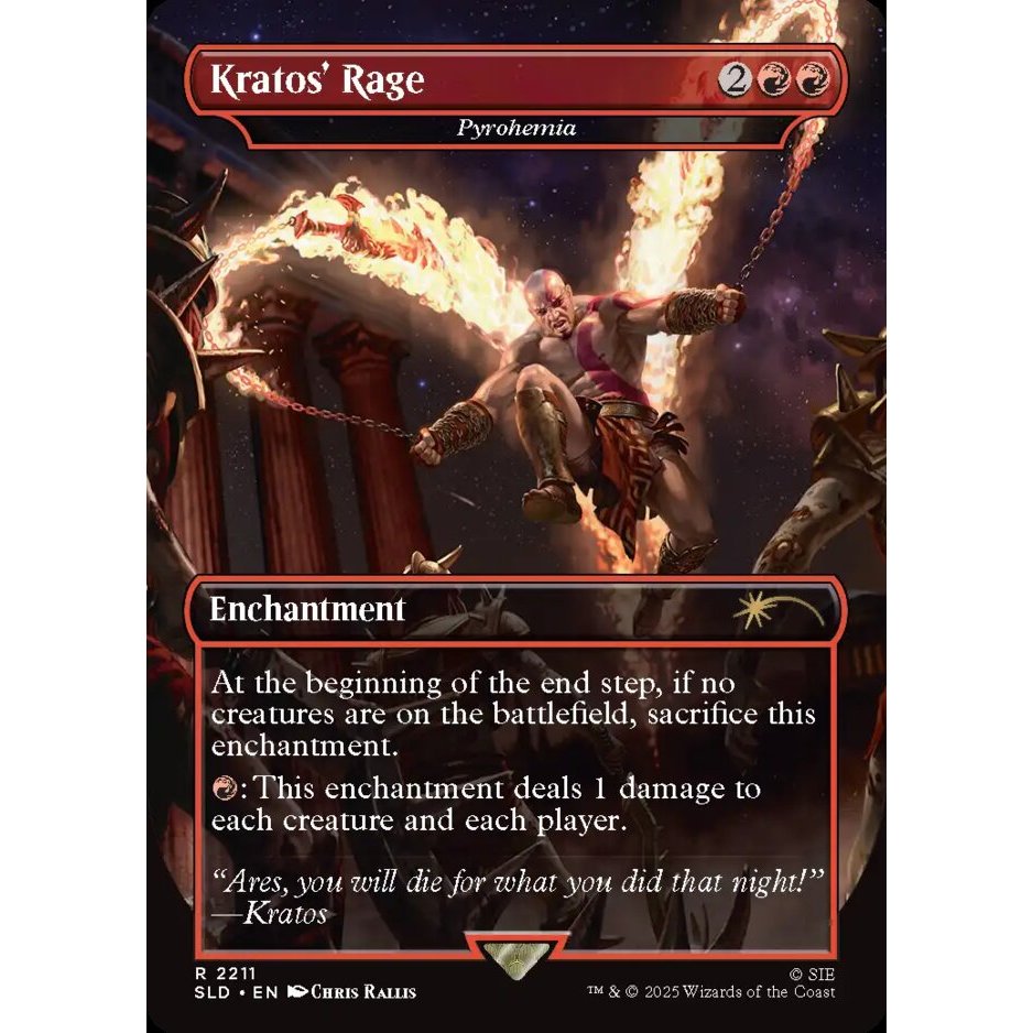 Kratos' Rage - Pyrohemia - Secret Lair Drop Series (SLD) MTG | Shopee ...