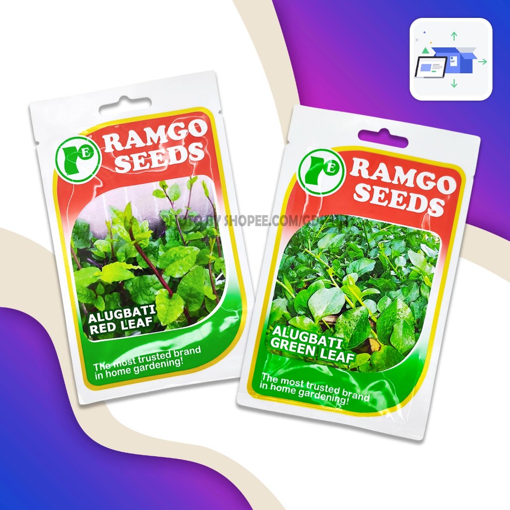 Ramgo RPO Seeds Alugbati Green Leaf and Alugbati Red Leaf (Original ...