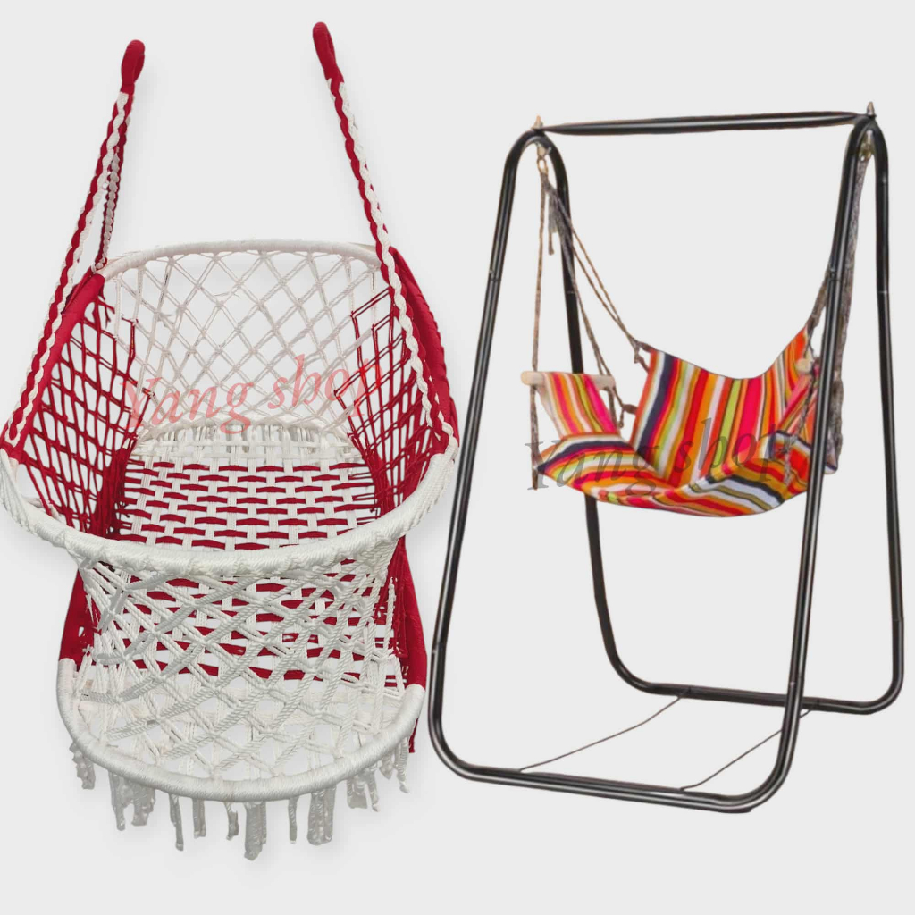 Baby Swing with Stand - Duyan Cradle for 2 Months to 12 Years, Soft ...