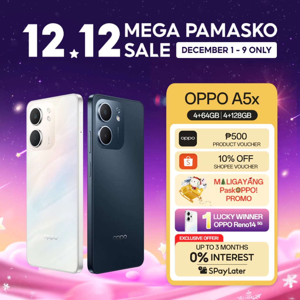 OPPO A5x | Snapdragon 6s 4G Gen1 | Military-Grade Resistance | Shopee ...