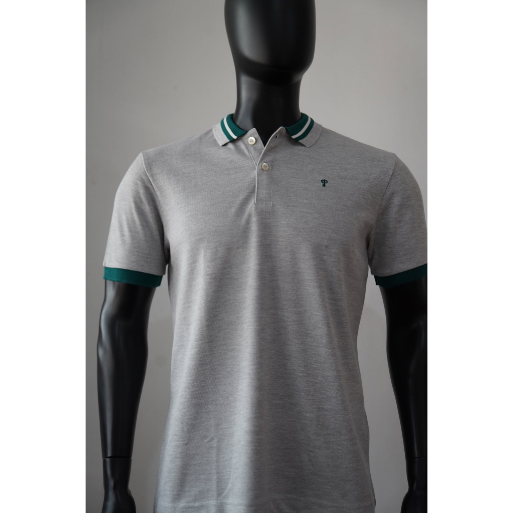 COLLEZIONE C2 Regular FIT 24MT1K071 H.SILVER Pique Polo Shirt Wear Men ...