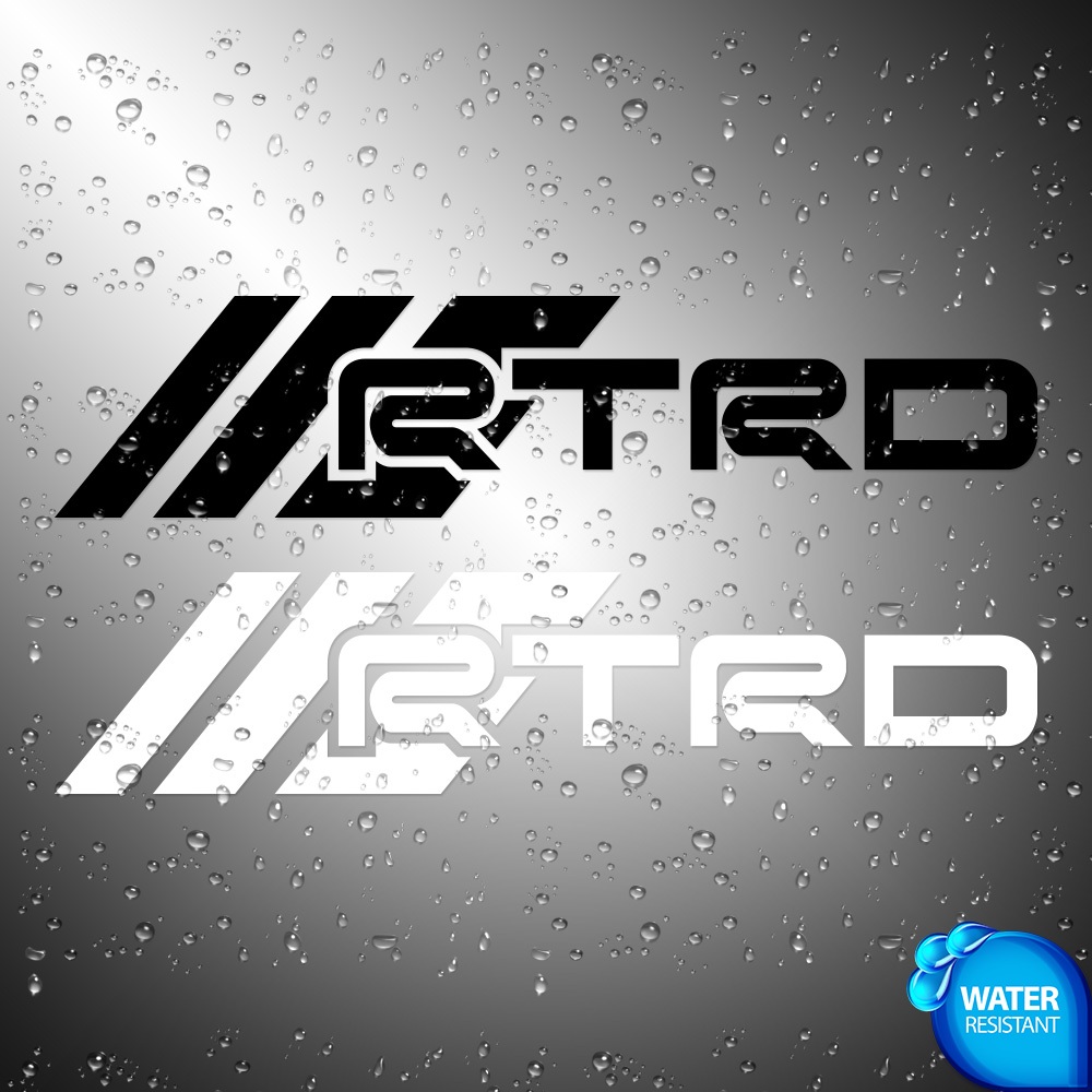 Sticker |1X RTRD Toyota Racing Development | Funny | Vinyl | Die-cut 8 ...