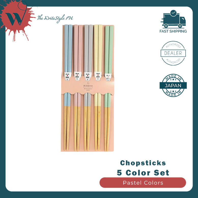 Chopstick 5 Color Set - Made in Japan | Shopee Philippines
