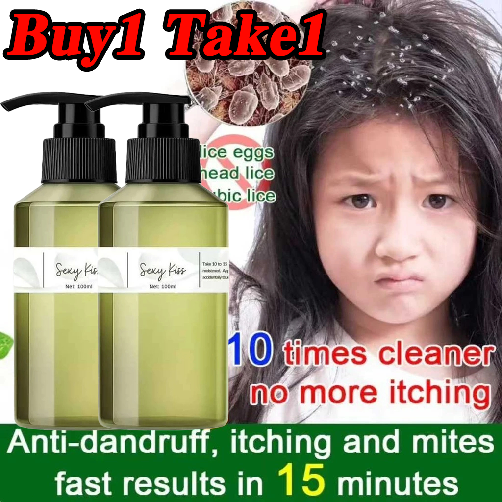 【Buy 1 Take 1】100mL lice remover shampoo Licealiz Head Lice Treatment ...