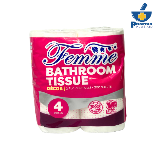 Femme Bathroom Tissue 2-Ply Soft & Strong – 4 Rolls | Shopee Philippines
