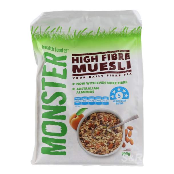 Monster Health Food Co. High Fibre Muesli Cereal 700g | Shopee Philippines