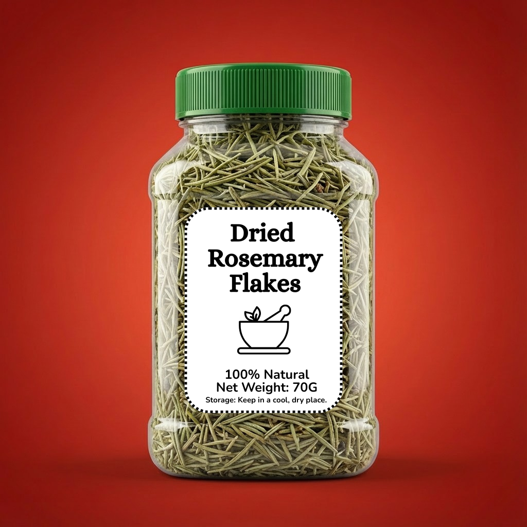 Dried Rosemary Flakes 100g | Aromatic Herb for Chicken, Steak, Potatoes ...