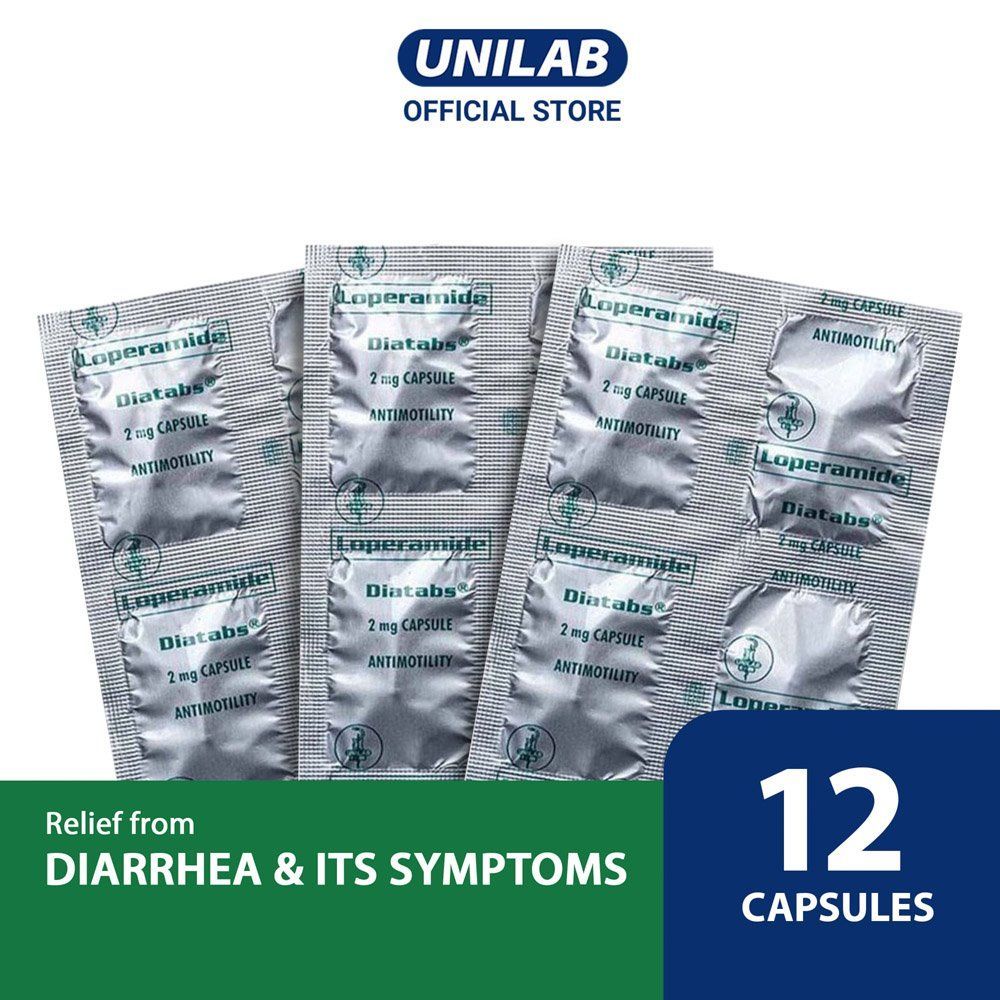 Unilab Diatabs 12s Loperamide Capsules 2 mg - Faster and Complete ...