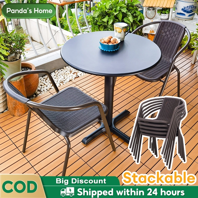 Rattan Dining Chair Bordeaux Chair Stackable Portable Ourdoor Chair For ...
