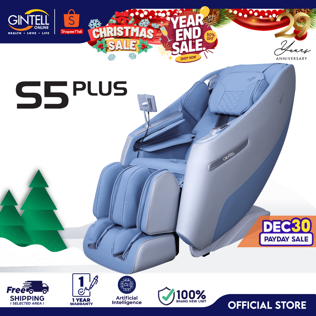 GINTELL S5 PLUS Massage Chair | Shopee Philippines