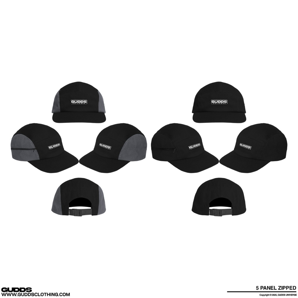 GUDDS UNIVERSE - “ZIPPED” 5 PANEL CAPS | Shopee Philippines
