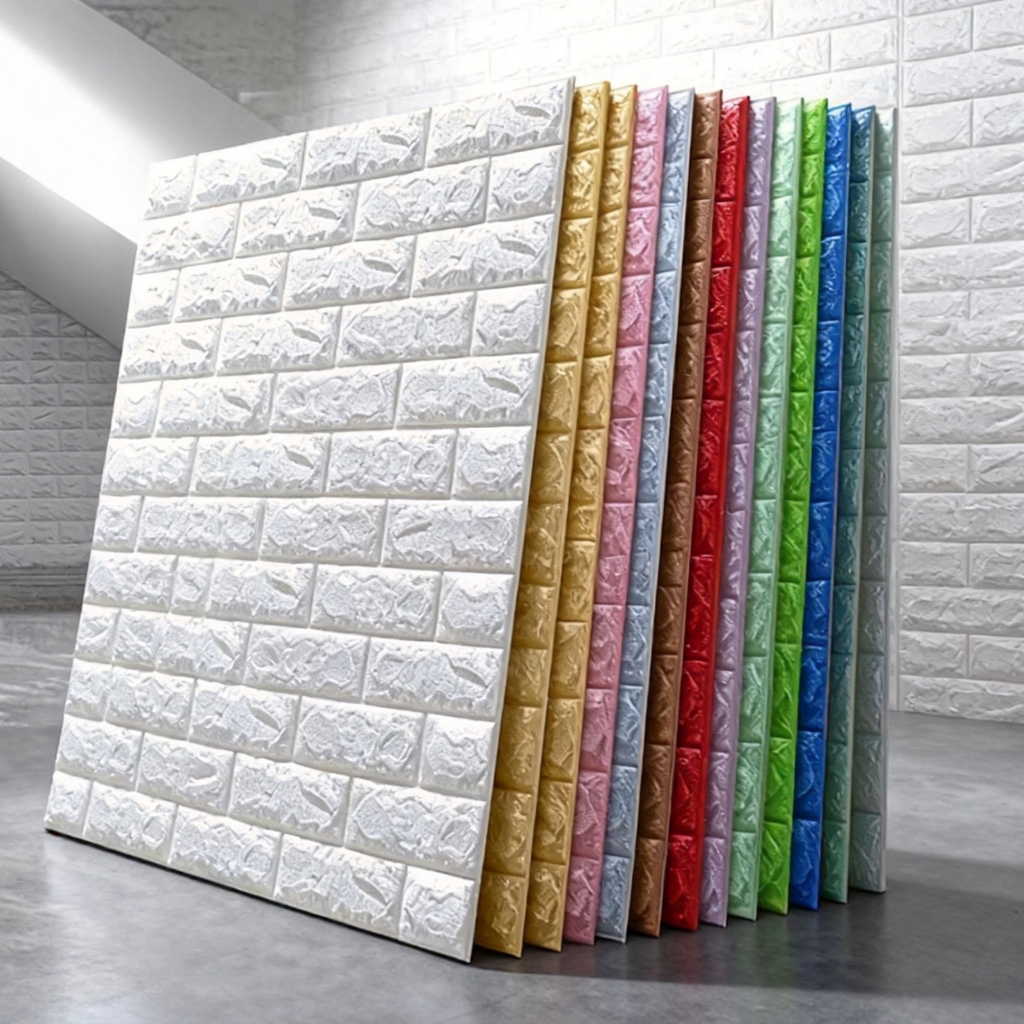 Big Size 70x77cm Wallpaper Bricks Foam Sticker 3D Self Adhesive ...