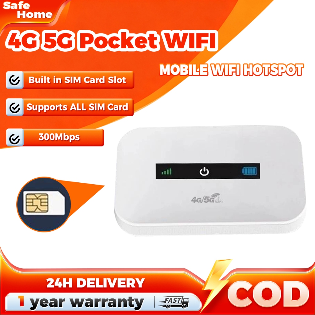 Pocket WiFi Router 4G 5G with 150Mbps Speed and 3000mAh Battery ...