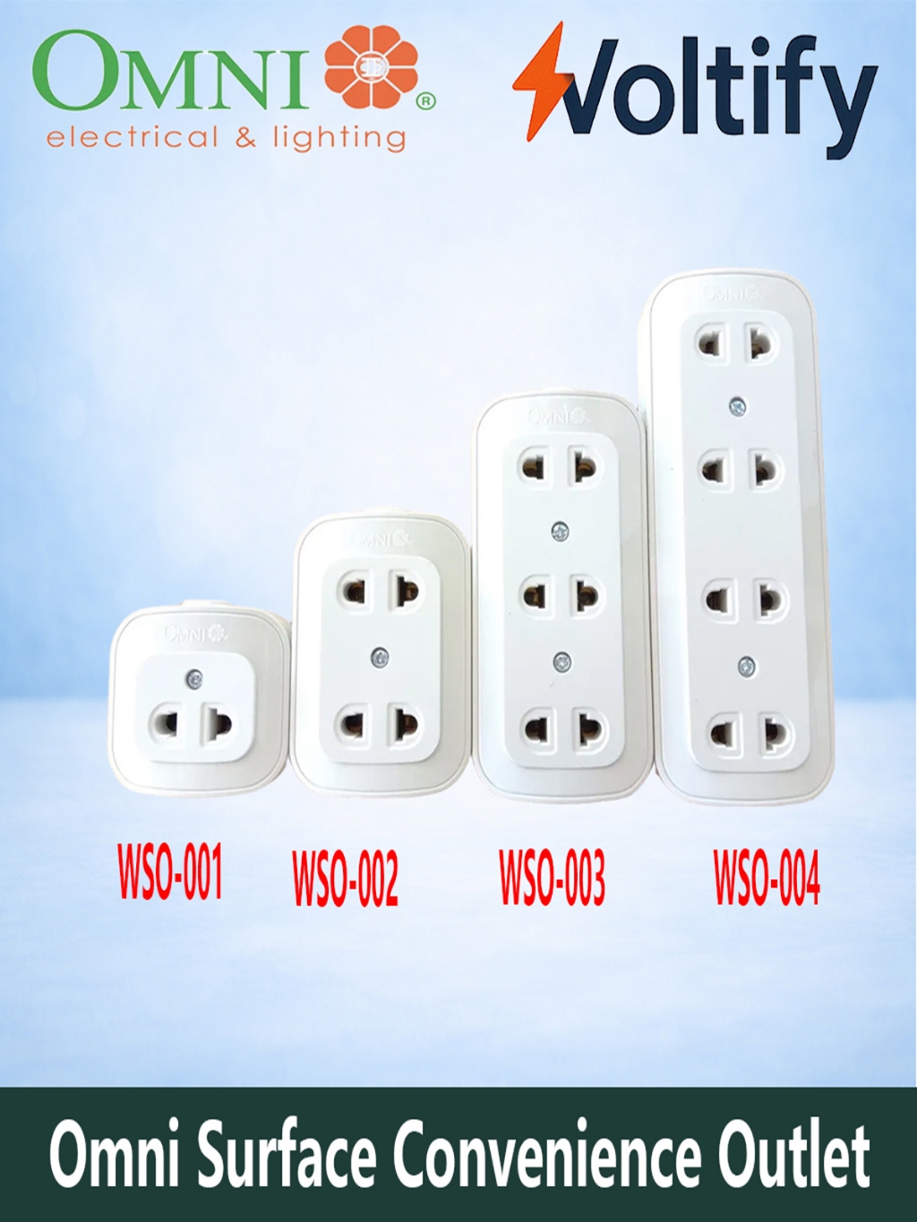 OMNI Surface Convenience Outlet 1 Gang 2 Gang 3 Gang 4Gang | Shopee ...
