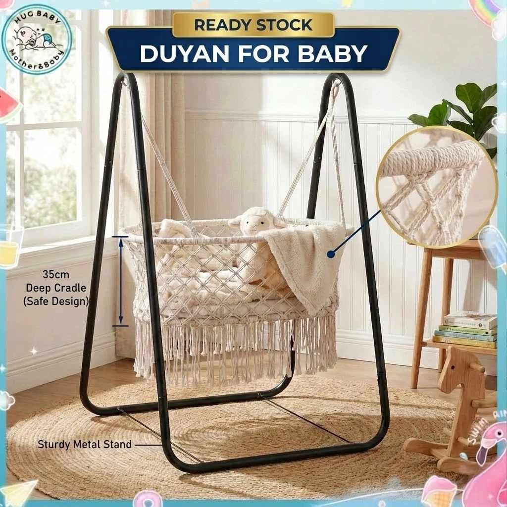 Duyan for Baby with Stand Non-slip Strong Load-bearing Sturdy ...