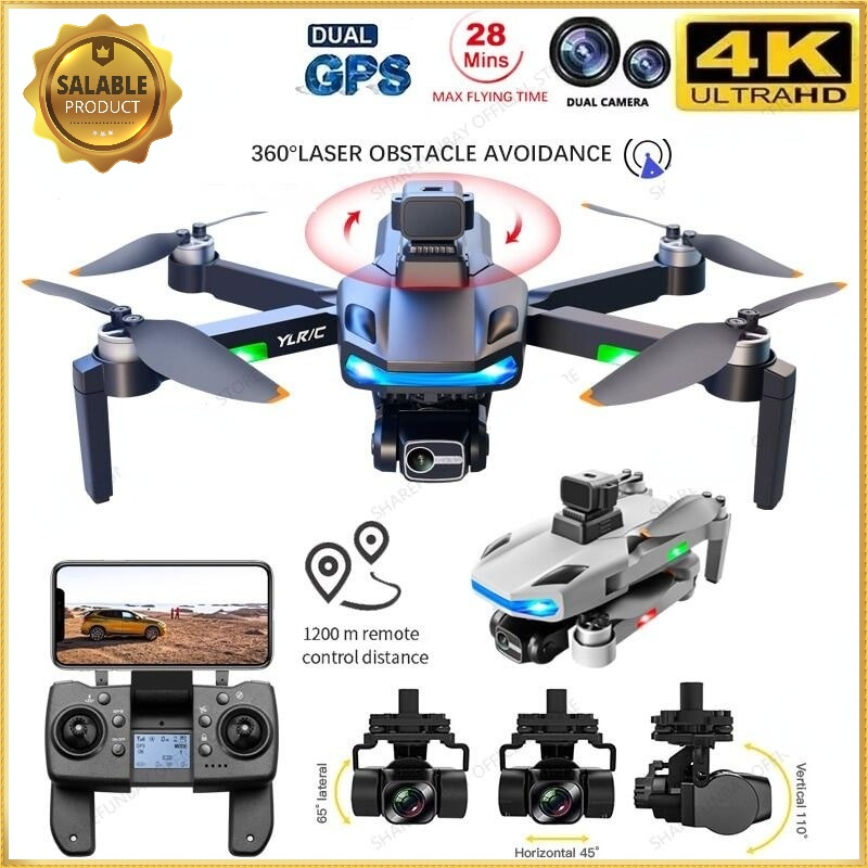 S135 drone 8K professional camera GPS 3-axis gimbal obstacle avoidance ...