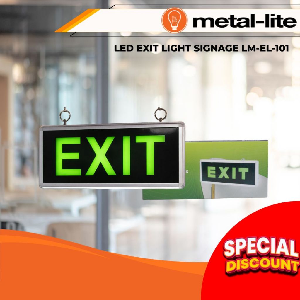 exit sign with light - Best Prices and Online Promos - May 2026 ...