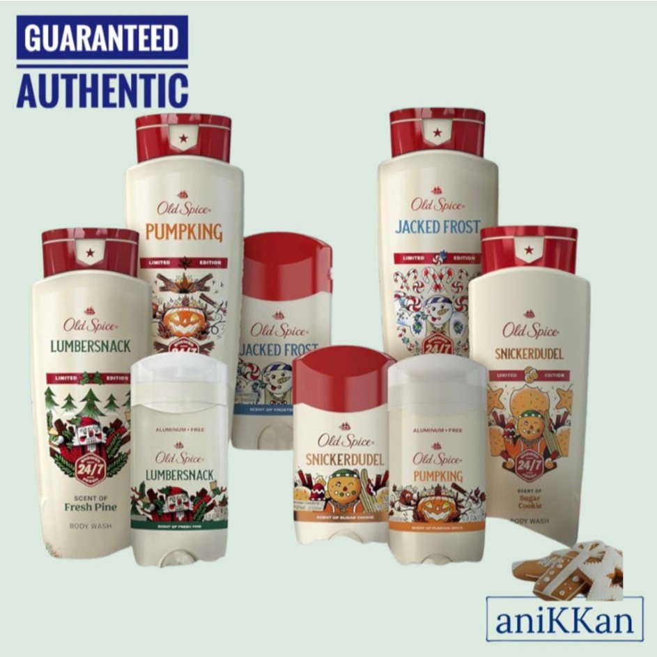 Old Spice Holiday Collection Body Wash or Deodorant Lumbersnack ...