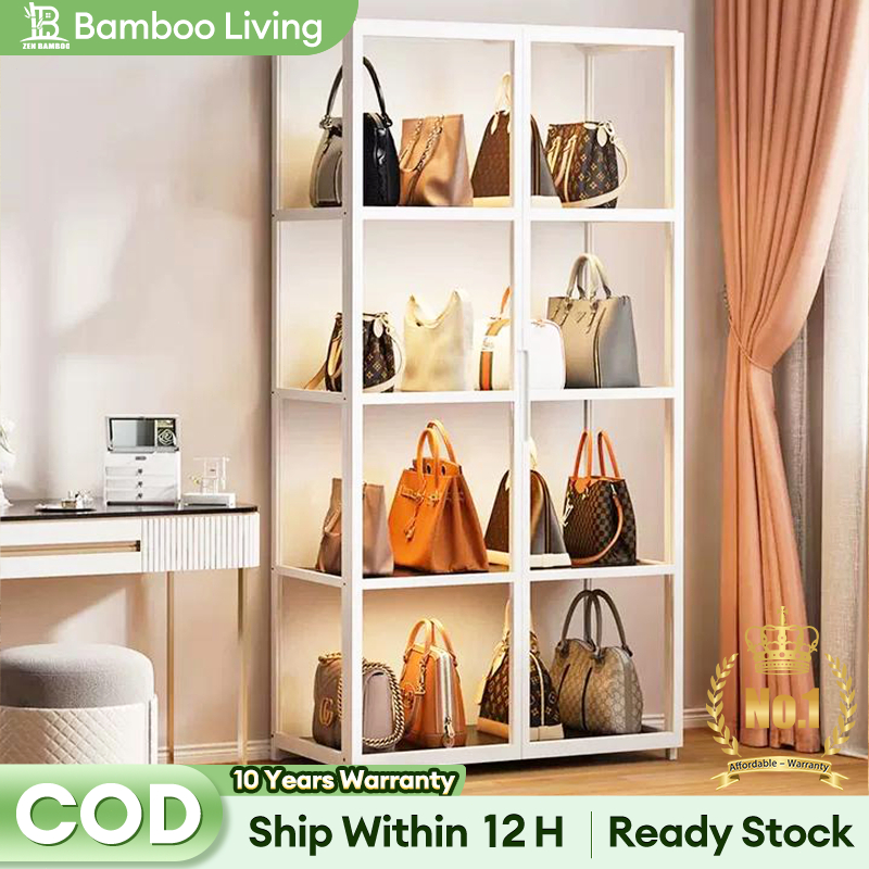 【On Hand】Transparent Display Cabinet Bag Organizer Storage High-end Bag ...
